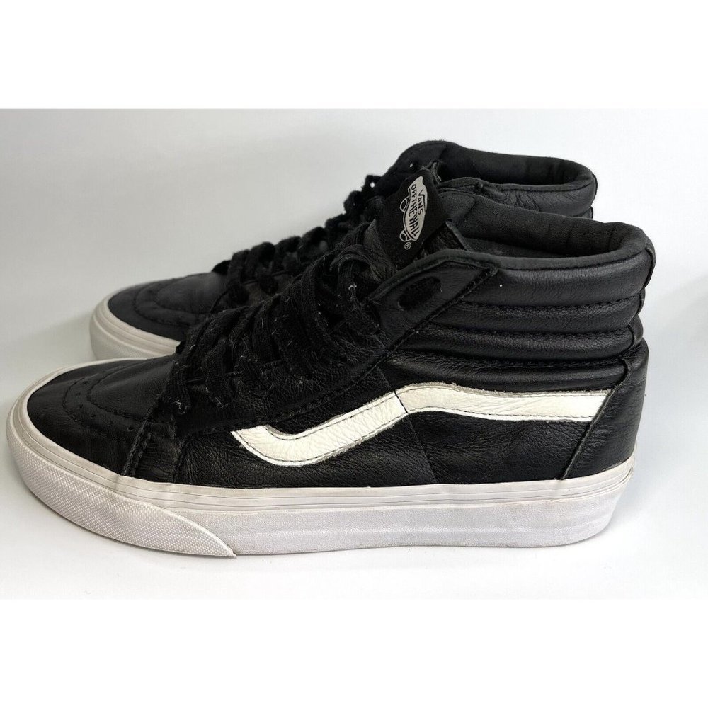 Vans Pro Classic 721454 High Top Black Leather Men Sz… - Gem